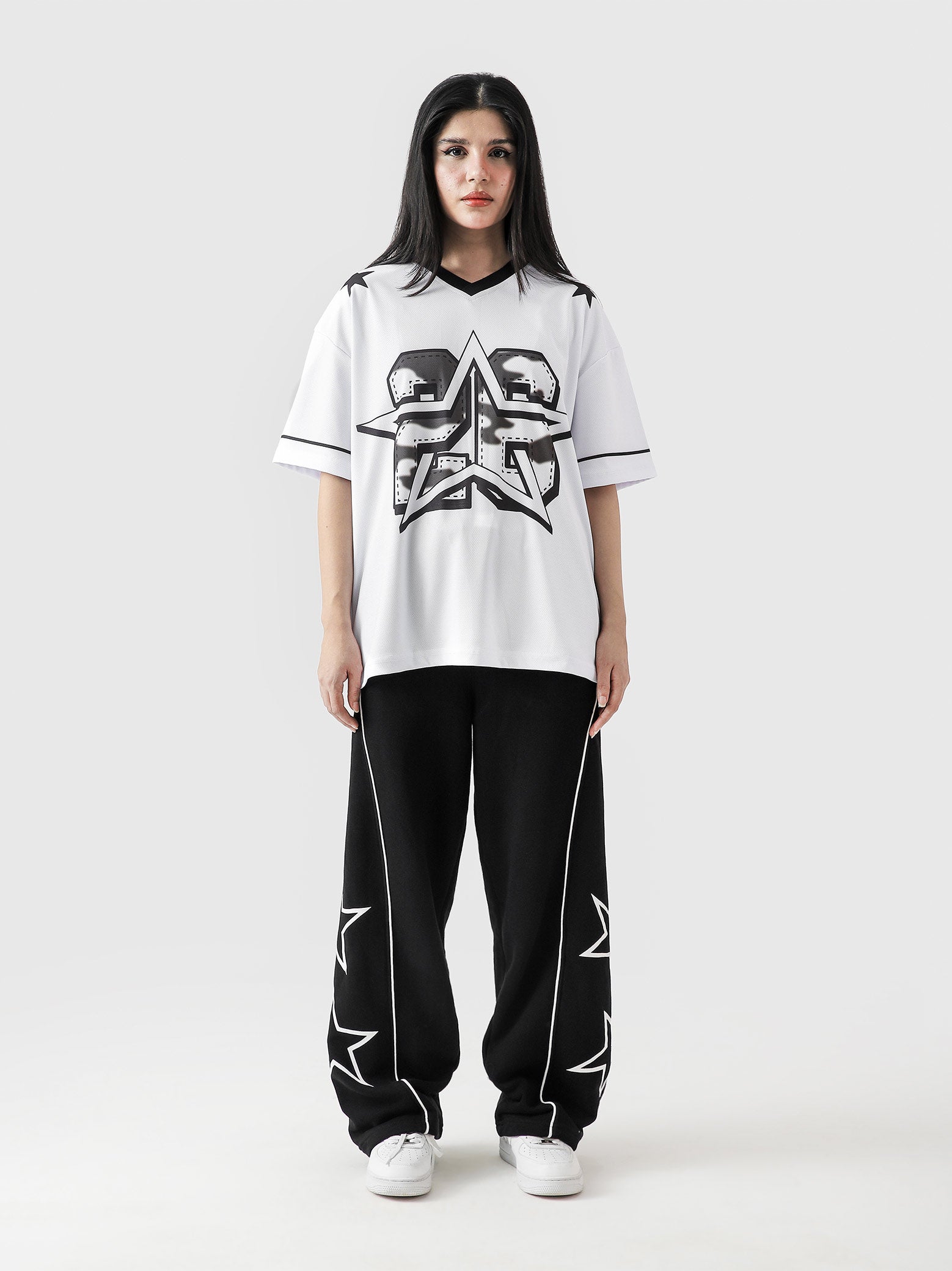 GROOVY Star Basketball Jersey Pakistan | Oversized Mesh