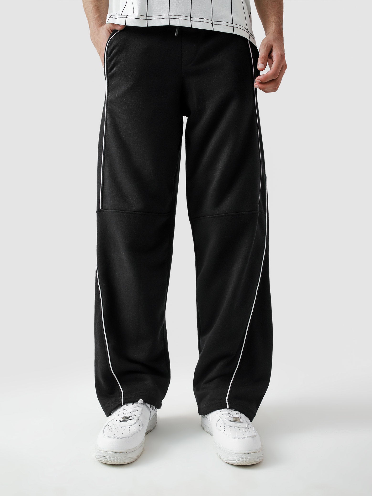 GROOVY Piping Trouser Black Pakistan | Streetwear Bottoms – GROOVY ...
