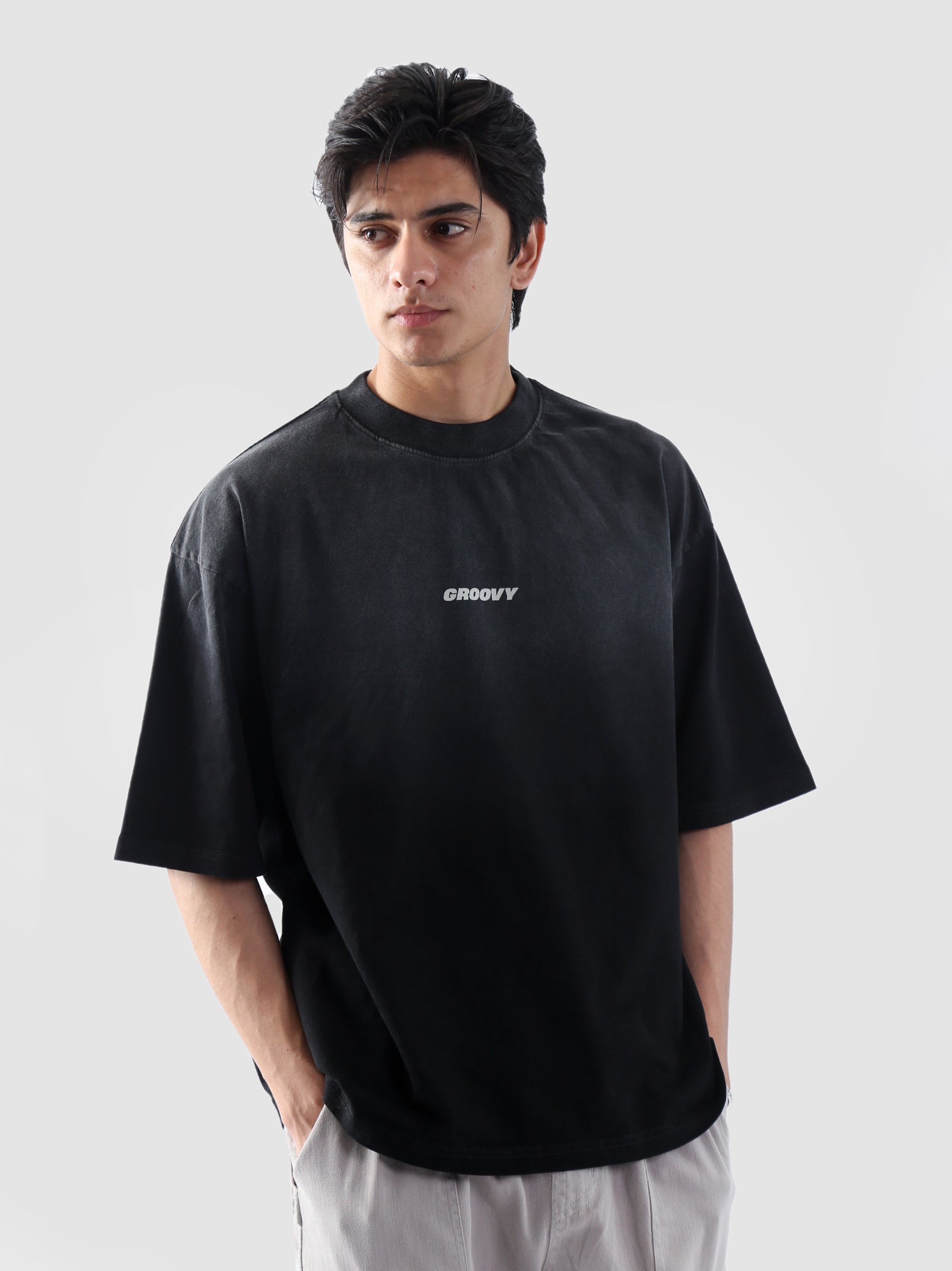 Fade Washed Oversized T-Shirt | Proud Pakistani Streetwear – GROOVY